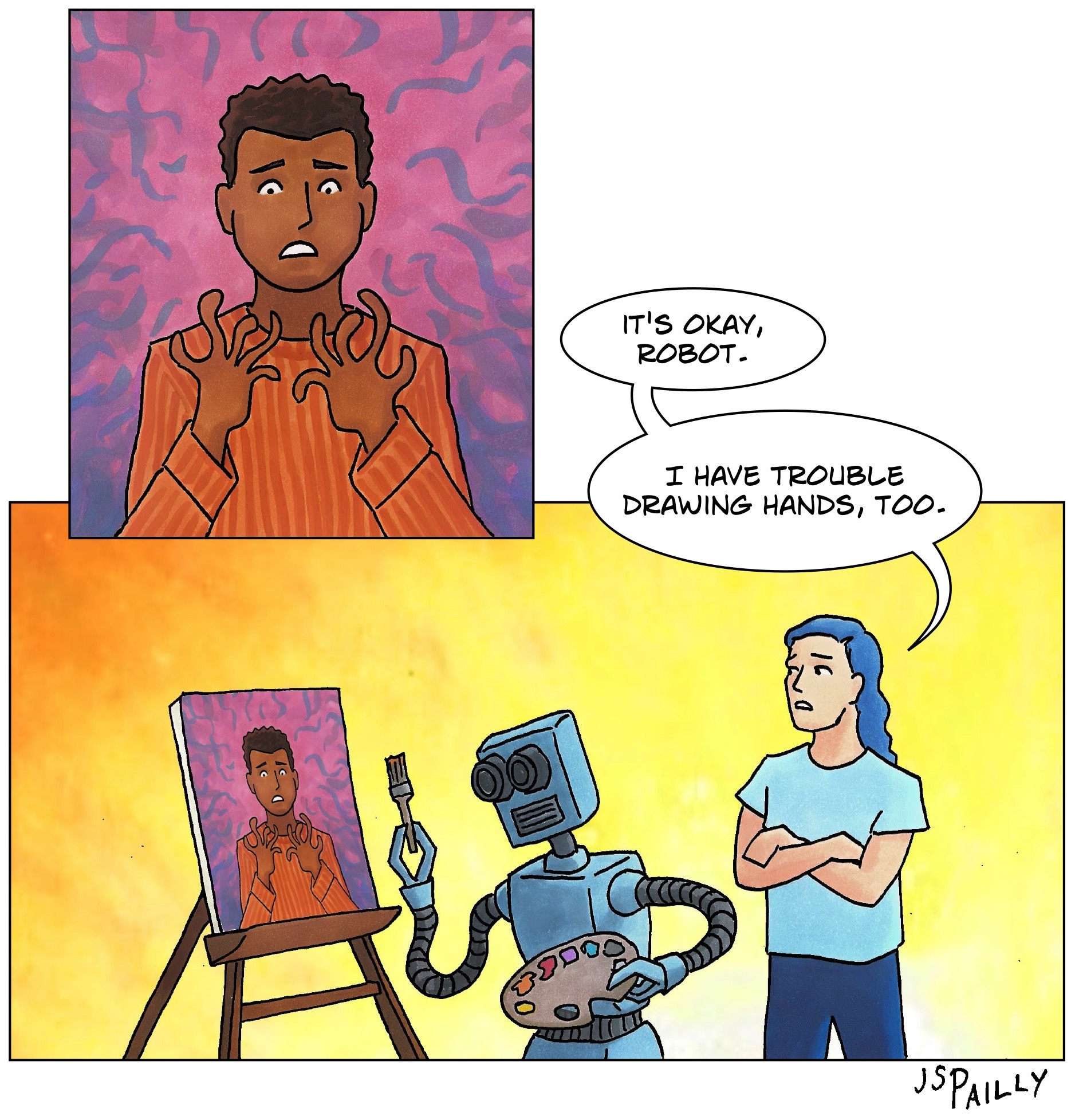 IWSG: No One Can Say It For Me, Not Even an AI